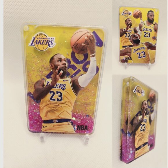Accessories | Rare Lebron James Card Insert Glitter Card Lebron James ...